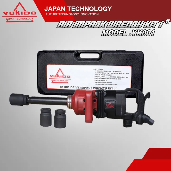 PROMO!!!BISA(COD) IMPACT ANGIN YUKIDO Mesin Impact Wrench 1 Inch Alat ...