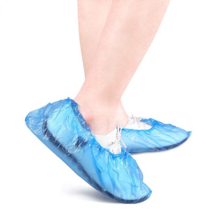 【CW】 Shoe Cover Silicone 100Pcs/pack for Indoor Outdoor Rainy Days ...