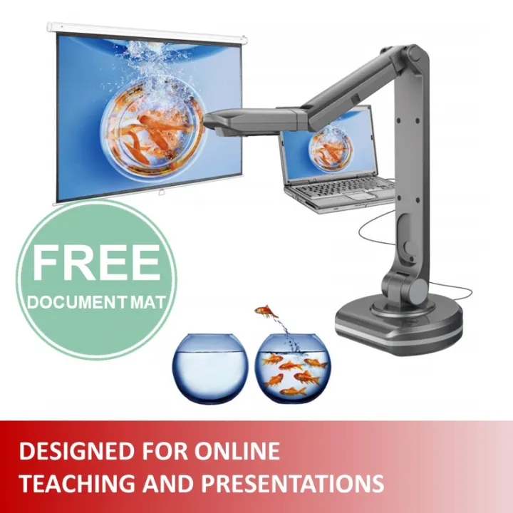 JoyUsing USB Classroom Document Camera with Mic | Joy-DocCam V500S | USB Document Camera | USB ...