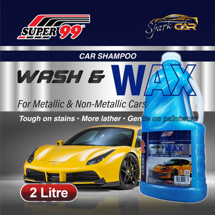 Super 99 Wash & Wax Car Shampoo (2L) | Lazada