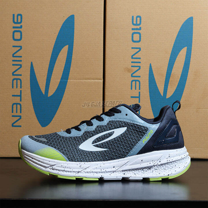Sepatu Running 910 Nineten Fuuto Accel – Majolica Blue/Citadel/Lime ...