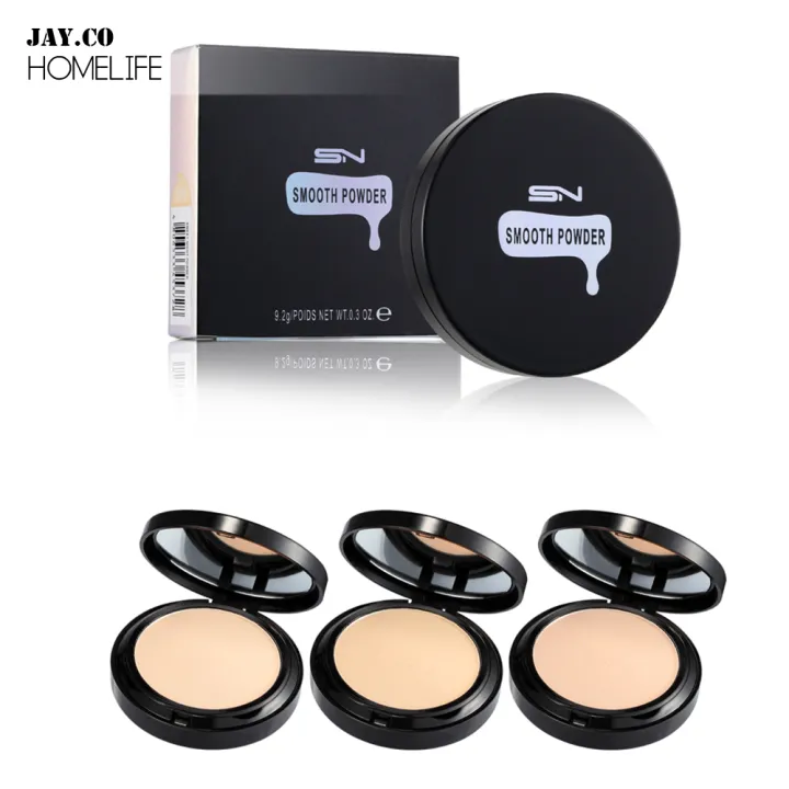 Smooth Pressed Powder with mirror for women #PD01 | Lazada PH