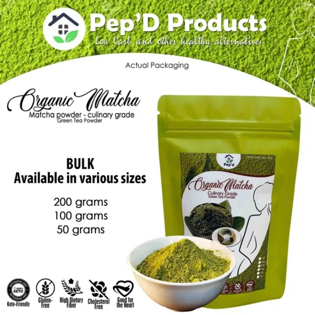 Matcha Powder (Culinary Grade) 250g/500g/1kg - Pure Organic Best for ...