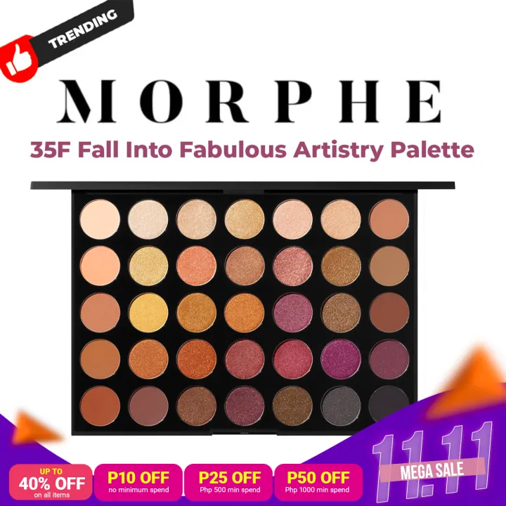 Morphe 35F Eyeshadow Palette - Fall Into Fabulous Artistry Palette ...