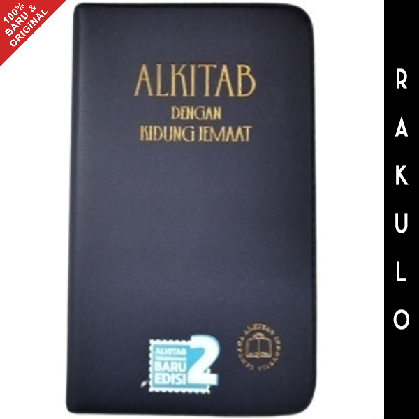 Alkitab Ukuran Besar TB2 064 TI BL SL +KJ Kidung Jemaat- Resleting TB ...