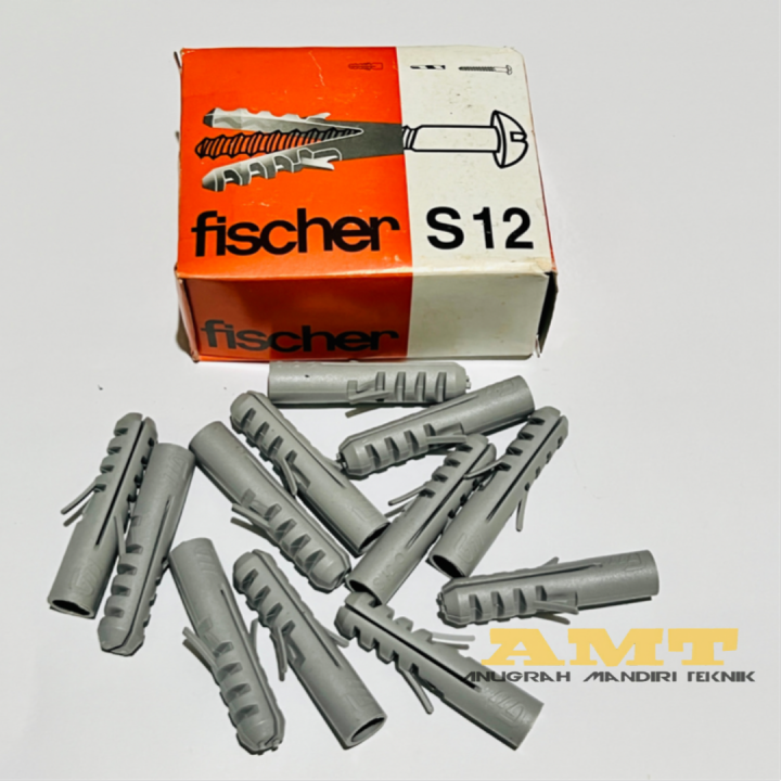 Fisher Visher S12 Isi 25 Pcs Skrup sekerup Pengencang Dinding Tembok Beton | Lazada Indonesia