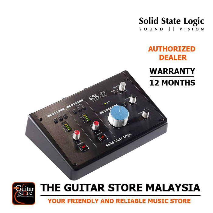 Solid State Logic SSL2+ USB Audio Interface with Legendary 4K Legacy Mode (SSL 2+ / SSL-2+) | Lazada