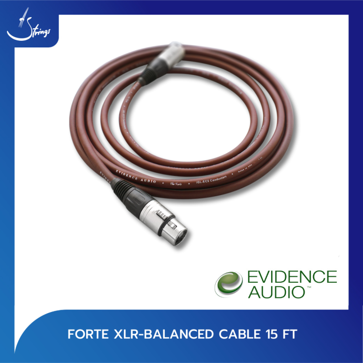 สายไมโครโฟน Evidence Audio The Forte XLR-Balanced 15ft Microphone Cable ...