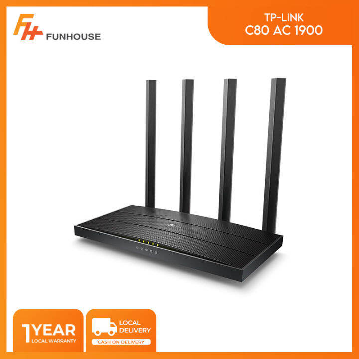Tp-Link Archer C80 AC1900 Wireless Mu-Mimo Wi-Fi Router | Lazada PH