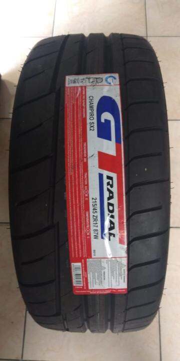 GT Radial Champiro SX2 Ukuran 215/45 R17 Ban Mobil Semi Slic Ban Mobil | Lazada Indonesia