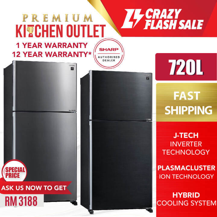 【Own Truck Delivery】Sharp 720L Pelican Refrigerator Mega Freezer In ...