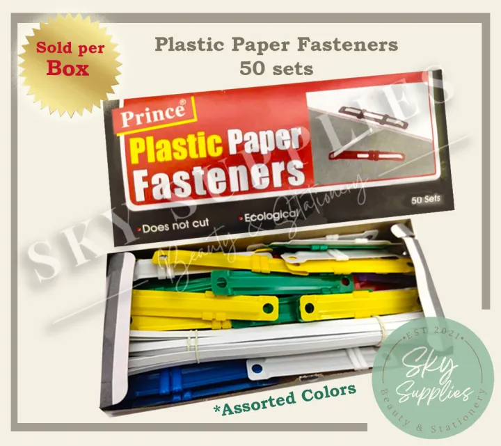 Plastic Paper Fasteners 50 Sets | Lazada PH