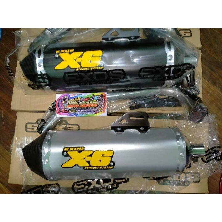 Exos X6 Pipe For Honda Click game changer v3v2 click v1☛ | Lazada PH