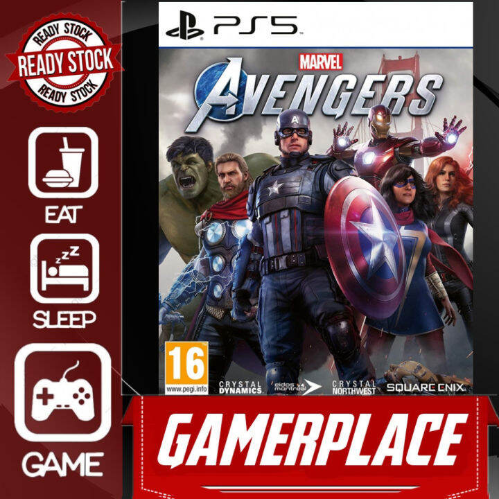 PS5 Marvel's Avengers (English*Disc*New Seal) 漫威復仇者聯盟 Marvel Avengers ...