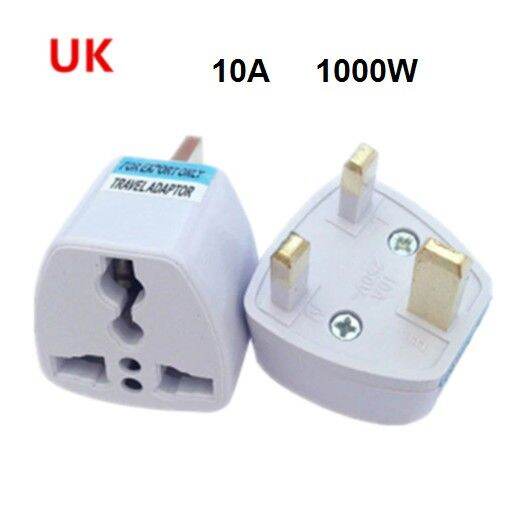 Universal Multi Socket Travel High Amp Safe Pin Plug Converter Adapor 3 ...