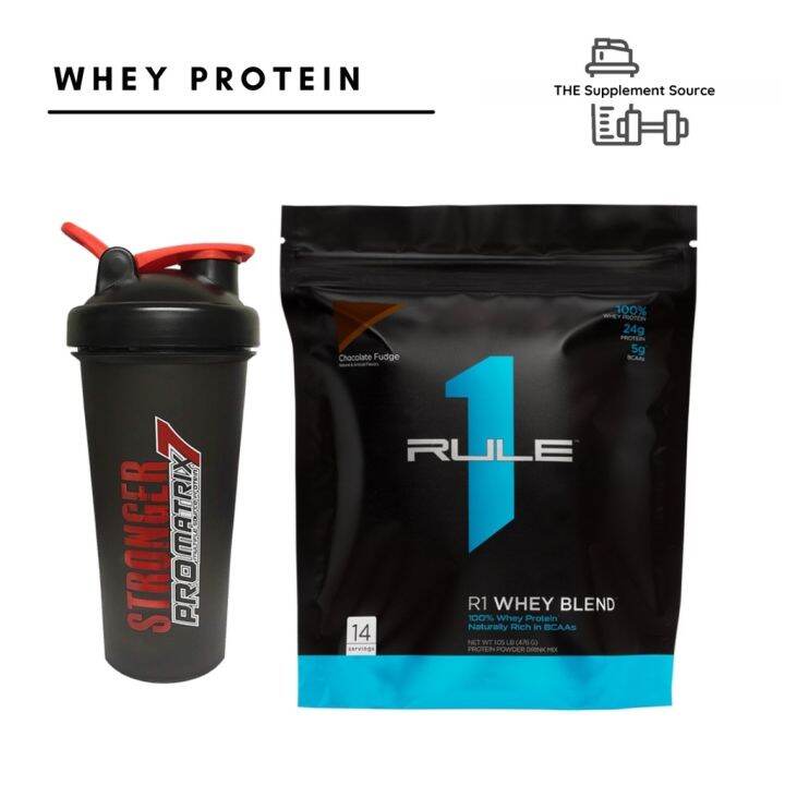 Old Model Rule 1 R1 Whey Blend 1lb with Shaker Whey Protein Powder ...