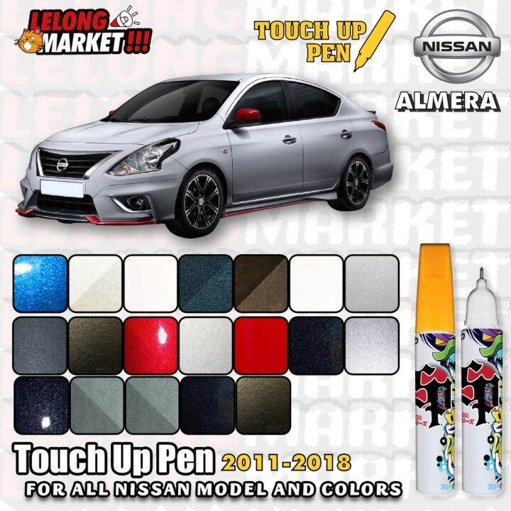 Touch Up Pen Nissan Almera 2011-2018 Original Color Liquid Paper Brush ...