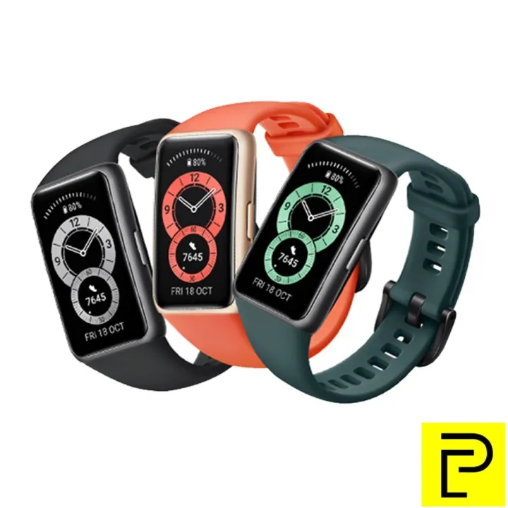 HUAWEI Band 6 Smart Band 1.47'' FullView AMOLED Screen Fitness Bracelet ...
