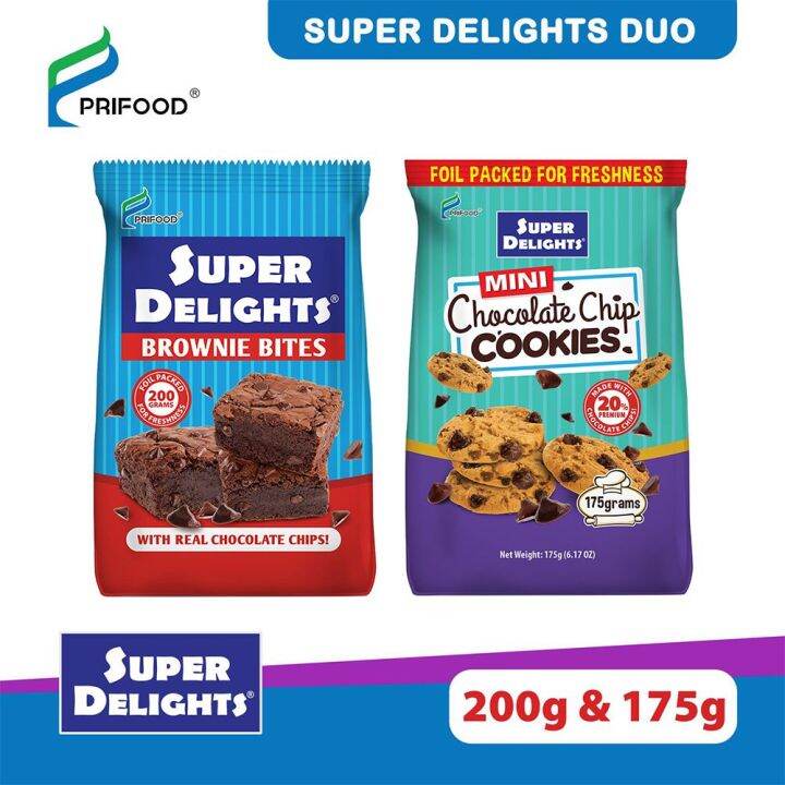Prifood Super Delights Duo Bundle - Super Delights Brownie Bites 200g ...