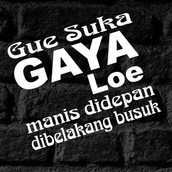 Sticker lucu, kata kata lucu | Lazada Indonesia