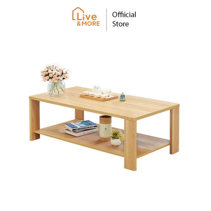 Gcon จีคอน โต๊ะกลางไม้ 100ซม. โต๊ะรับแขก รุ่น GF623 | Lazada.co.th