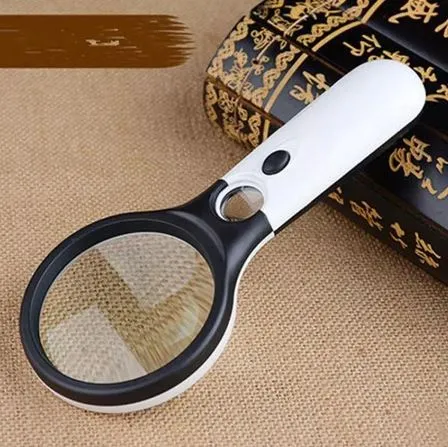 3X and 45X Dual Magnifier Illuminated Magnifier Microscope Magnifying ...