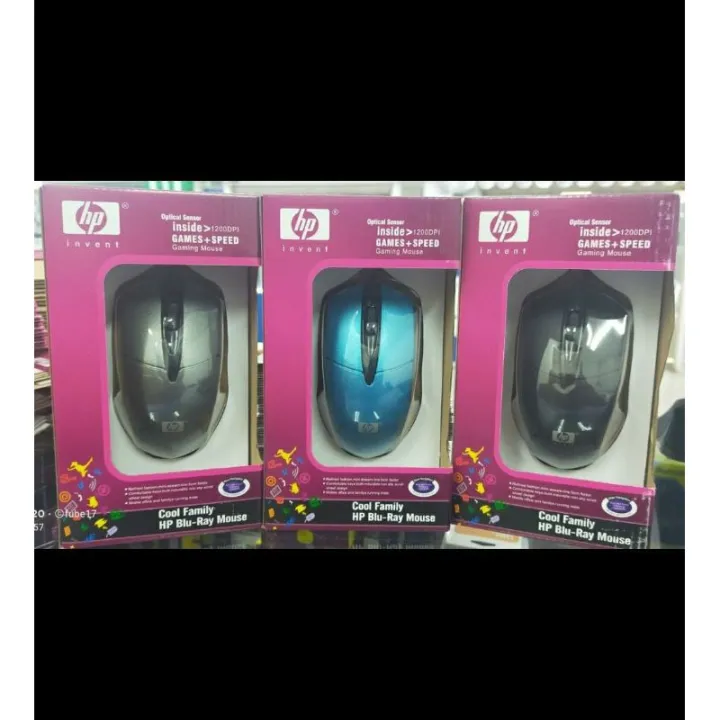 Mouse USB Branded Model HP MURAH. Wired. Kabel. Varian Warna | Lazada ...