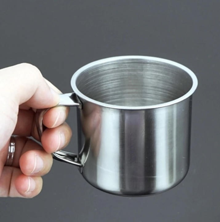 Gelas Stainless 120 ml - Mug Stainless - Cangkir Stainless mini ...