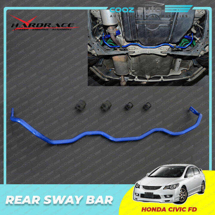 HONDA CIVIC FD FG FB HARDRACE REAR SWAY BAR ANTI ROLL BAR (19mm) | Lazada