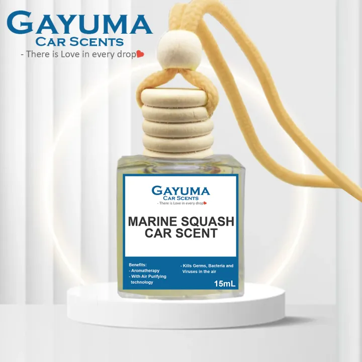 Gayuma MARINE SQUASH Car and Aircon Hanging Diffuser Oil Based Scent ...