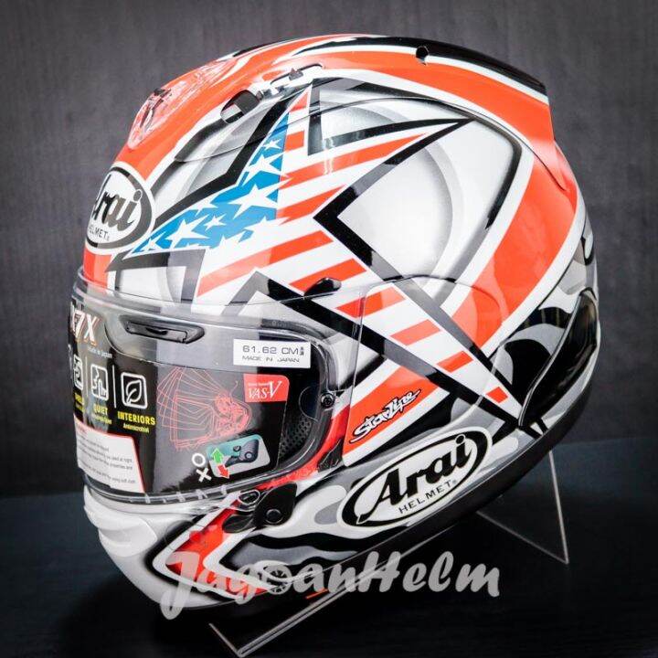 ARAI HELM RX-7X HAYDEN LAGUNA | RED WHITE | ARAI RX7X SINGLE VISOR ...