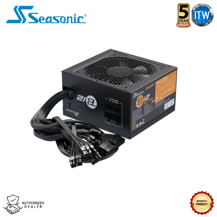 Seasonic B12 750W - BM Series, In ATX 12 V, 80 PLUS® Bronze Power Supply Unit | Lazada PH