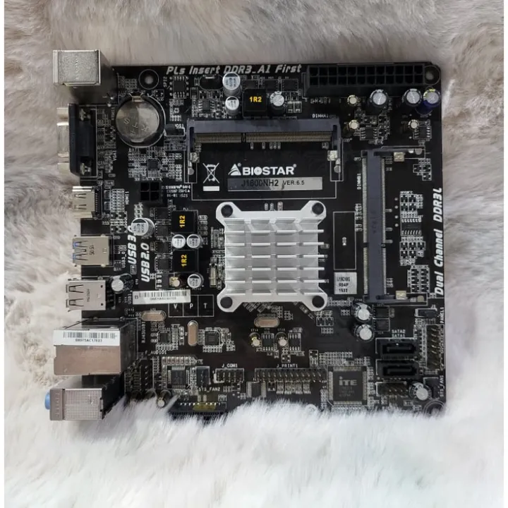 BESTSELLER อุปกรณ์คอม RAM MAINBOARD (เมนบอร์ด) BIOSTAR J1800NH2 + CPU Celeron 2.41GHz (Dual-Core ...
