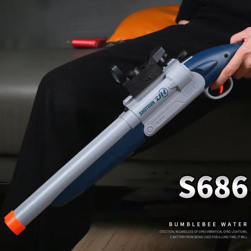 ส่งจากกรุงเทพ ปืนของเล่น ปืนของเล่นเด็ก ปืนเนิร์ฟ ปืนแก๊ปของเล่น XM1014/S686 ปืนลูกซอง ไฟ ...