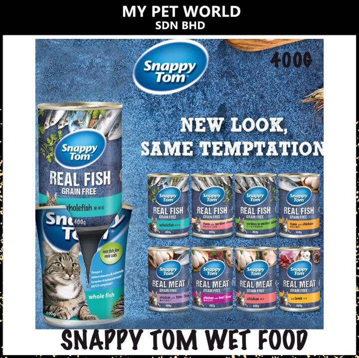 Snappy Tom Cat Canned 400G / Makanan Kucing | Lazada