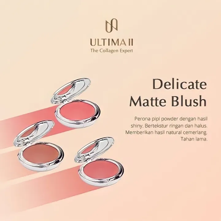 ULTIMA II / ULTIMA TWO DELICATE MATTE BLUSH 10 GRAM | Lazada Indonesia