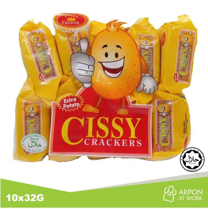 [Kuih Raya] Cissy Potato Crackers Biscuit Original Flavour (10 x 32G ...