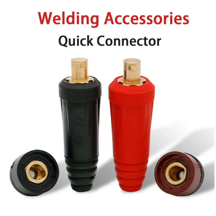 1/2Pcs/Set Welding Machine Cable Connector Female Male Clamp Socket ...