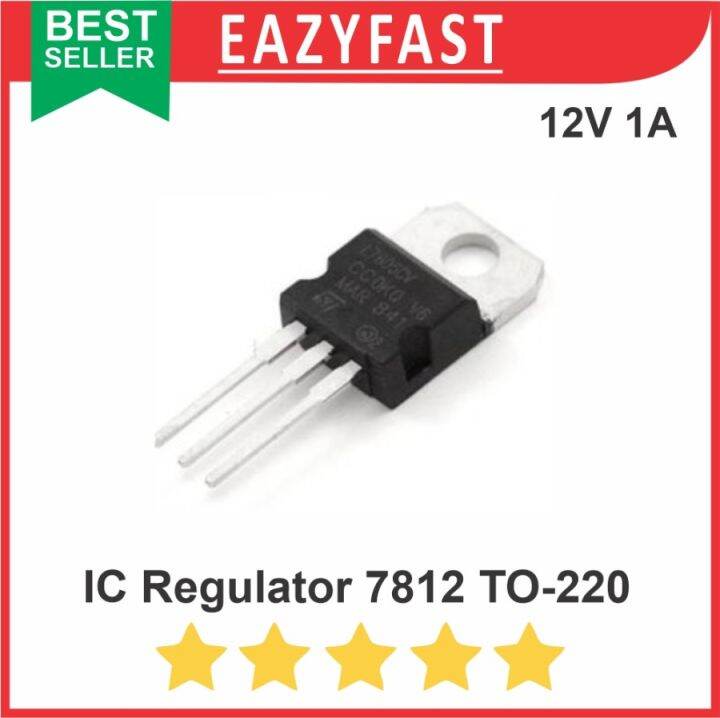 IC Regulator L 7812 CV 12 V Volt 12V 1A 1 A L7812 L7812CV LM7812 DIP ...