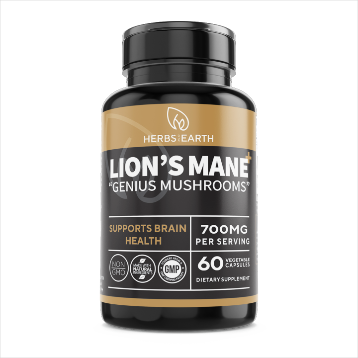 Lions Mane Chaga, Reishi, Maitake, Shiitake Genius Mushrooms for Immune ...
