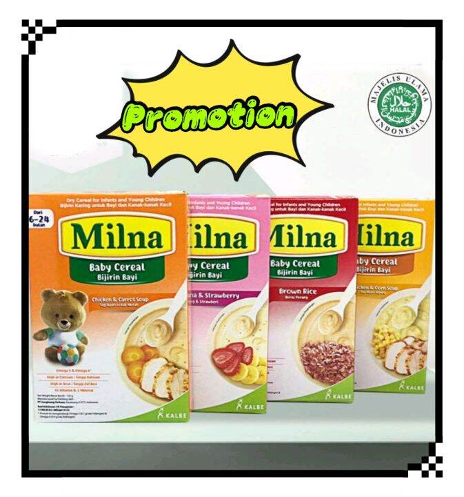 Milna Baby Cereal 6m+ Assorted Variance 120g | Lazada