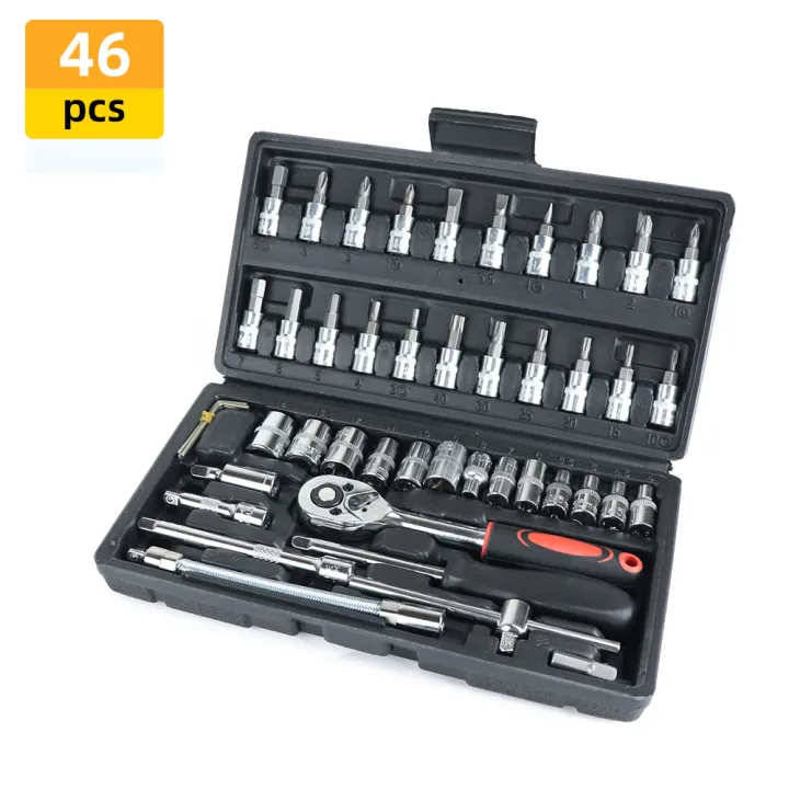Hand Tool Sets Car Repair Tool Kit Set Mechanical Tools Box for Home 1/ ...