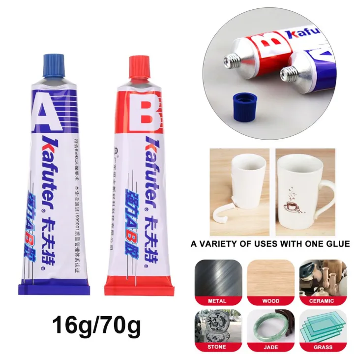 16G/70G Kafuter กาว AB อะคริเลตโครงสร้างกาวแห้งเร็วพิเศษกาวโลหะแก้วสแตนเลสกันน้ำติดแน่น | Lazada ...