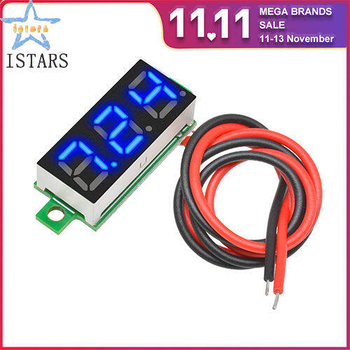 Istars 100% Original 0.28 Inch DC 2.5-30V 3 Wires Mini Voltage Meter ...