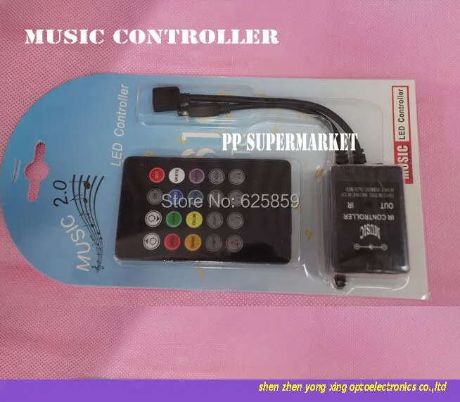 20 Keys Music Voice Sensor Controller Sound IR Remote Control Practical ...