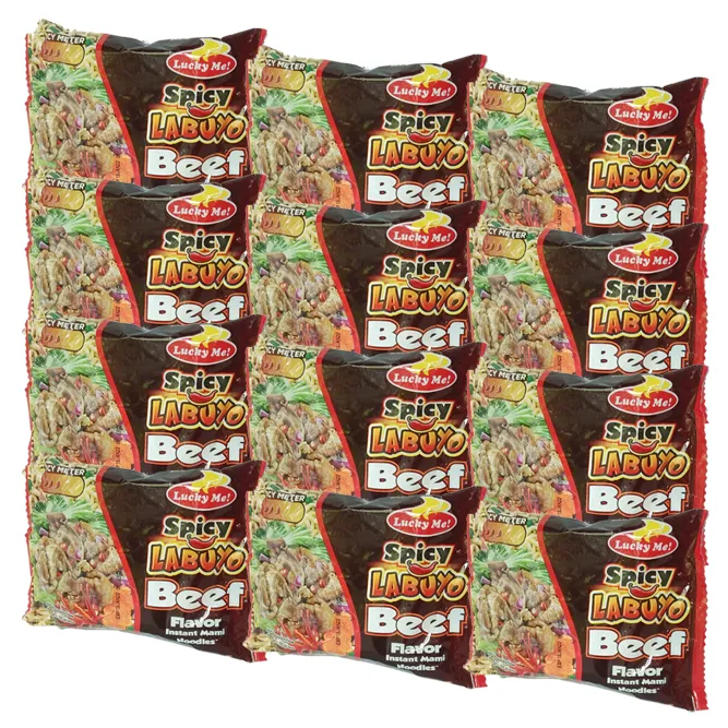 Lucky Me Instant Mami Spicy Hot Beef Flavor, 50g x 12pcs. | Lazada PH