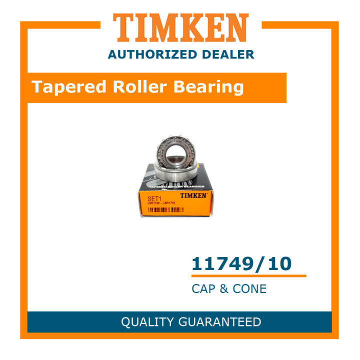 TIMKEN 11749/10 TAPERED ROLLER - INCH | Lazada PH