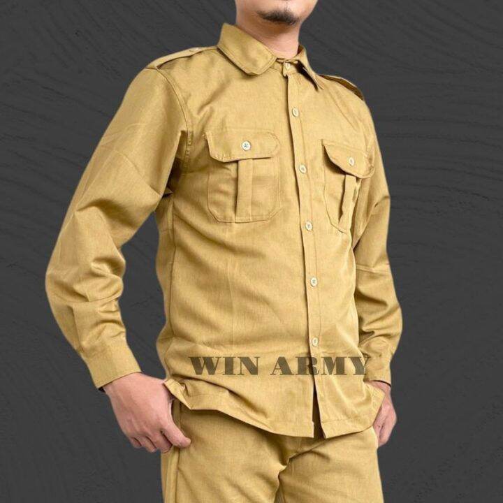 Seragam Pns Pria Lengan Panjang Baju Dinas Pemda Pria Lengan Panjang Baju Keki Pns Seragam Khaki