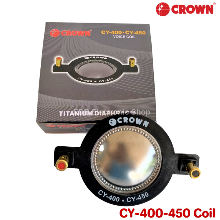 Original Crown CY-400 CY-450 Voice Coil Tweeter Coil 51.3 Diameter coil ...