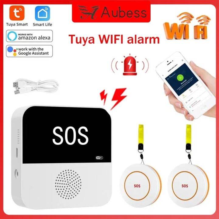 panoramic Wireless Wifi Waterproof Tuya Wifi Sos Button Sensor ...